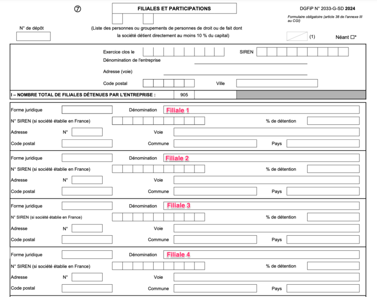 Formulaire 2033 : le guide pour remplir sa déclaration en 2025