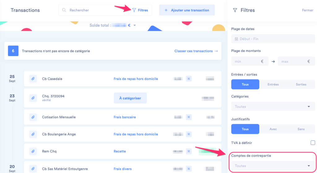 Achat personnel sur le compte de l'entreprise