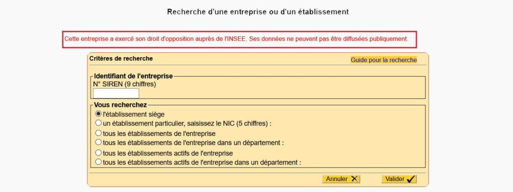 Comment rendre son entreprise visible sur l'INSEE pour utiliser Indy