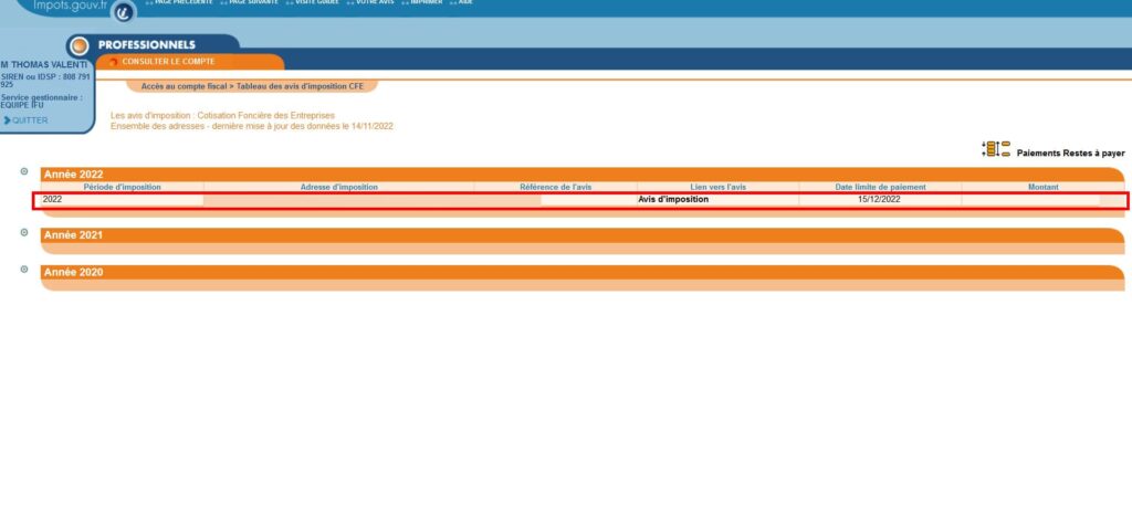 Comment remplir votre déclaration de CFE