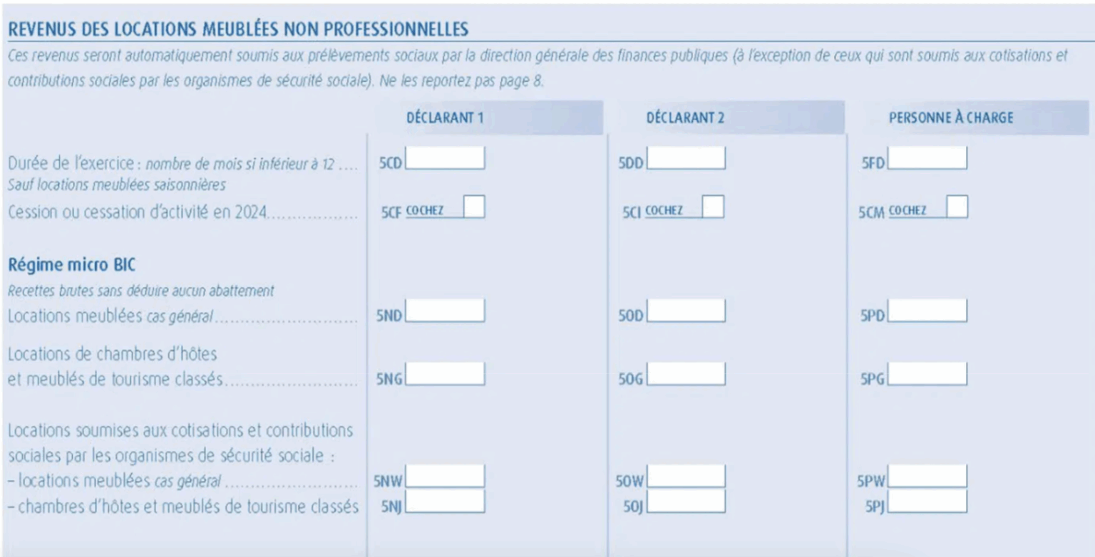 2042-C-PRO en LMNP : tuto pour remplir la déclaration