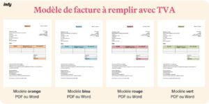20 modèles de facture à remplir - Word, PDF et Excel