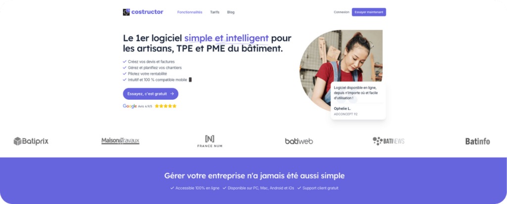 TOP 5 des meilleurs logiciels de gestion du BTP en 2026