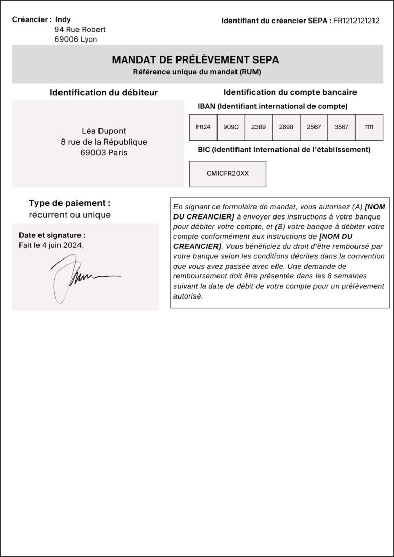 Mandat de prélèvement SEPA : guide complet 2025