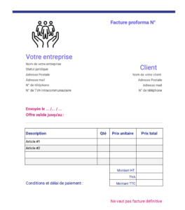 La facture proforma : définition, mentions obligatoires et modèle